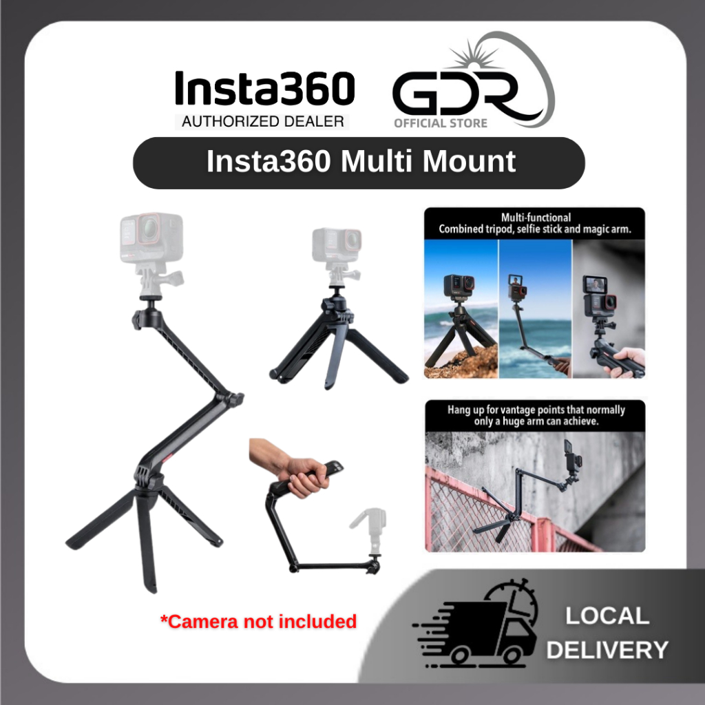 Insta360 Multi Mount For ACE Pro 2/Ace Pro/Go 3S/Go 3/Go 2/Go/One RS/One R | Shopee Malaysia