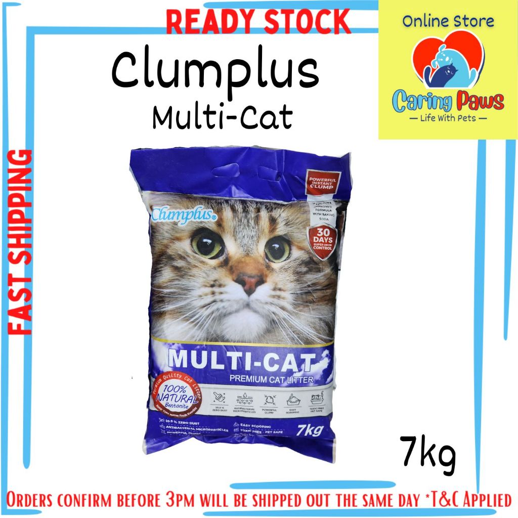 Clumplus MultiCat - Mineral Litter ( 7KG ) | Shopee Malaysia