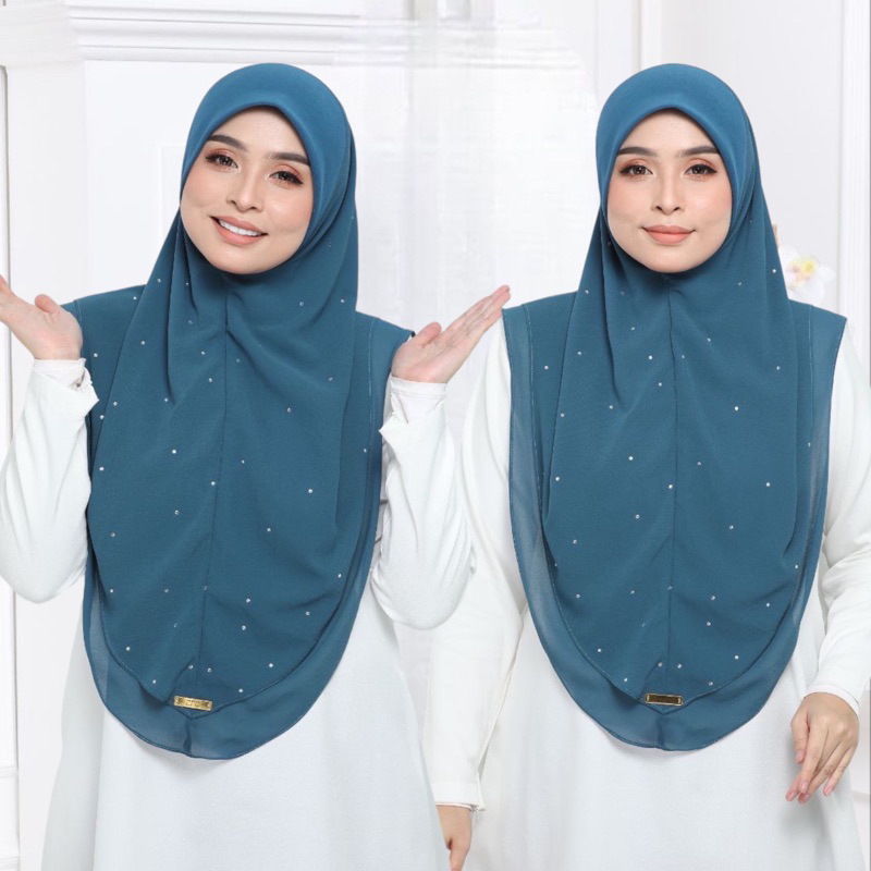 𝗣𝗢𝗦𝗧 𝗧𝗢𝗗𝗔𝗬 Size L XL 2XL Tudung Sarung Nuhaa 3 Layer Tudung Sarung Sofea Rose Tudung Raya ...