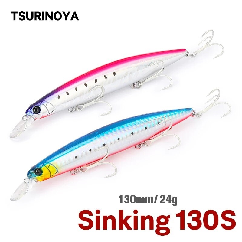 TSURINOYA Malaysia DW112 SCOUT Gewang Sinking Minnow Fishing Lure 130mm 24g | Shopee Malaysia