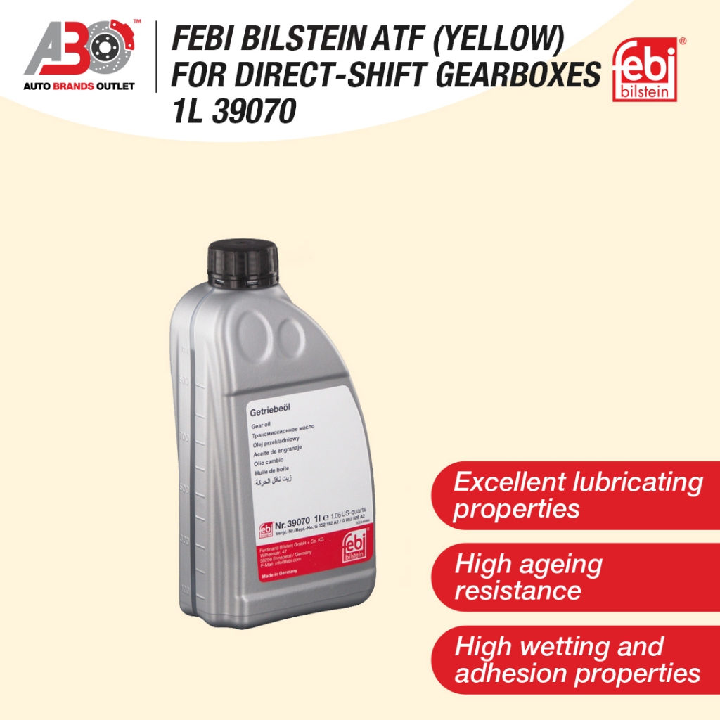 Febi Bilstein ATF (Yellow) For DCTF-1 Direct-Shift Gearboxes (1L) - 39070 | Shopee Malaysia