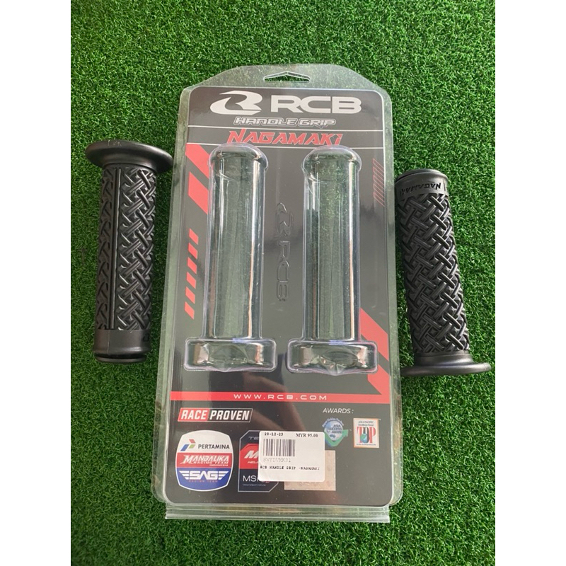 RCB RACING BOY HANDLE GRIP NAGAMAKI ST BLACK UNIVERSAL | Shopee Malaysia