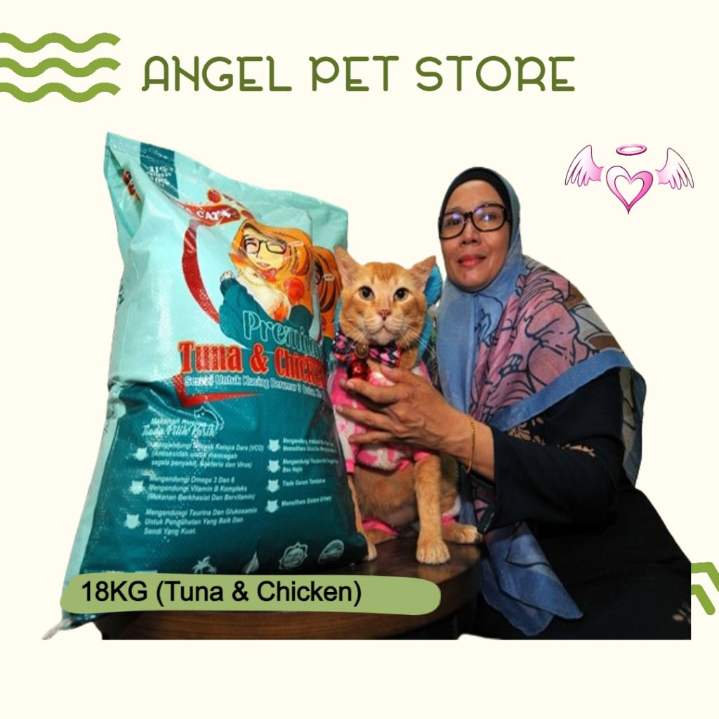 Masha Cat Premium Tuna & Chicken 18KG | Shopee Malaysia