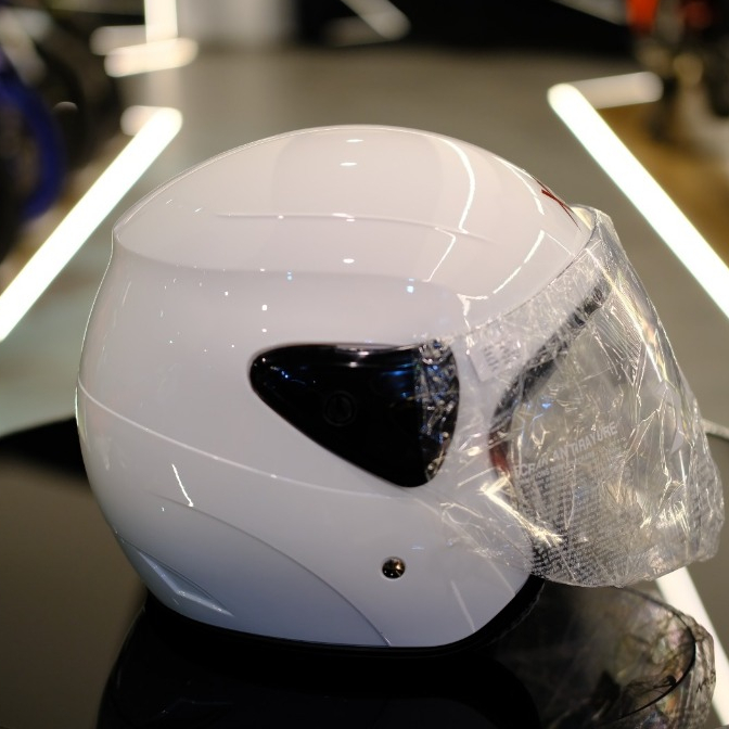 Helmet Xdot X-dot G618 Open Face NEW (ready stock) add on TINTED VISOR ...
