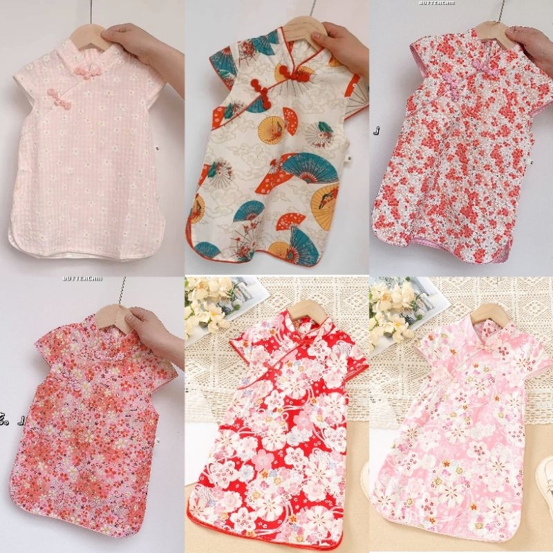 [CLF] CNY baju Perempuan budak Chinese New Year Cny kid girl cheongsam ...