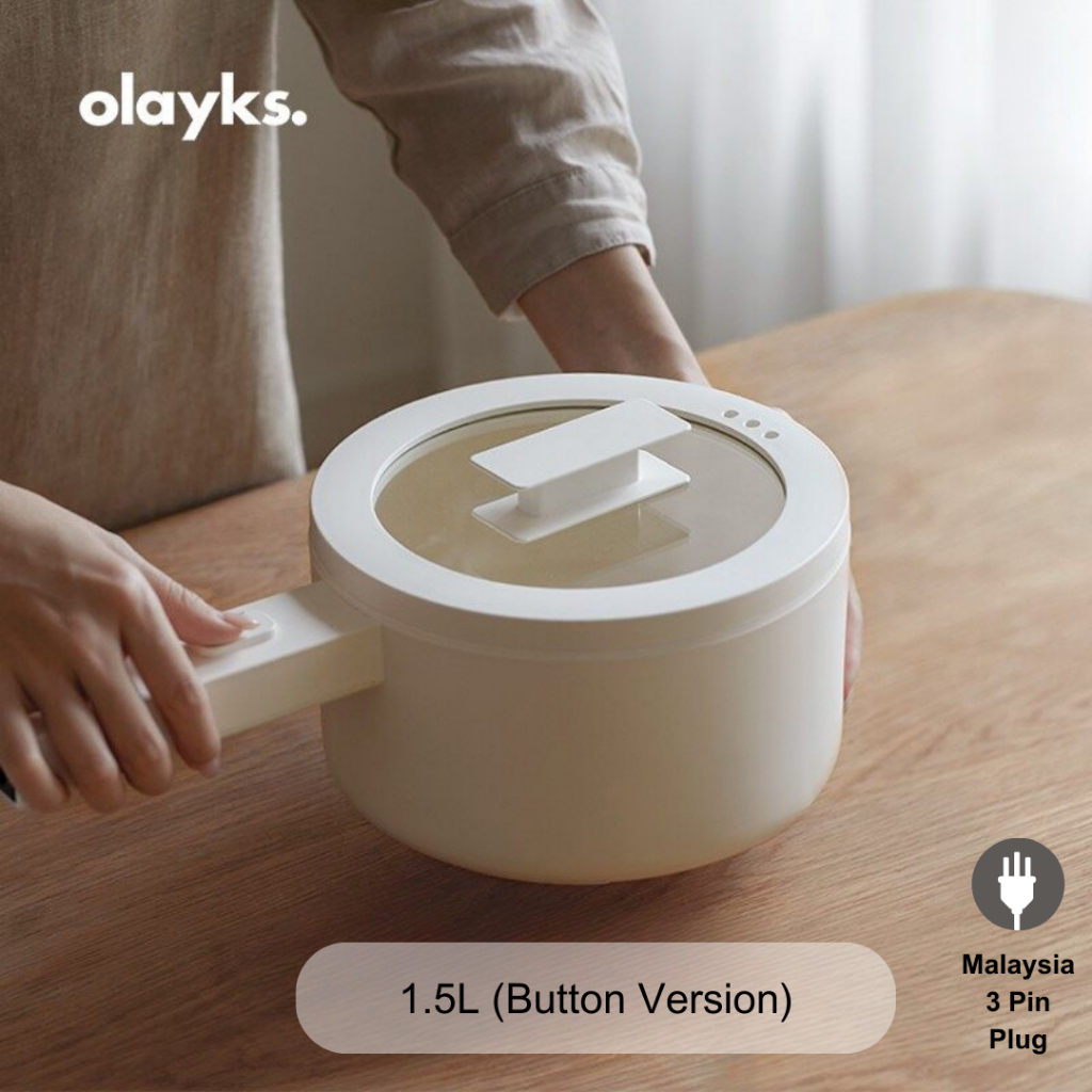 Olayks Multifunction Electric Cooker Steamboat Pot Frying Pan Rice Cooker (1.5L / 2L) 多功能电煮锅 宿舍锅 ...