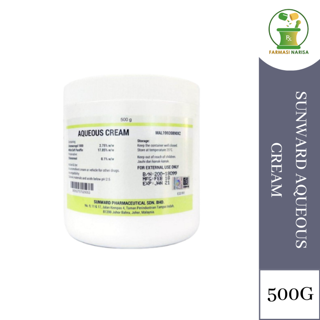 SUNWARD AQUEOUS CREAM 500G | Shopee Malaysia
