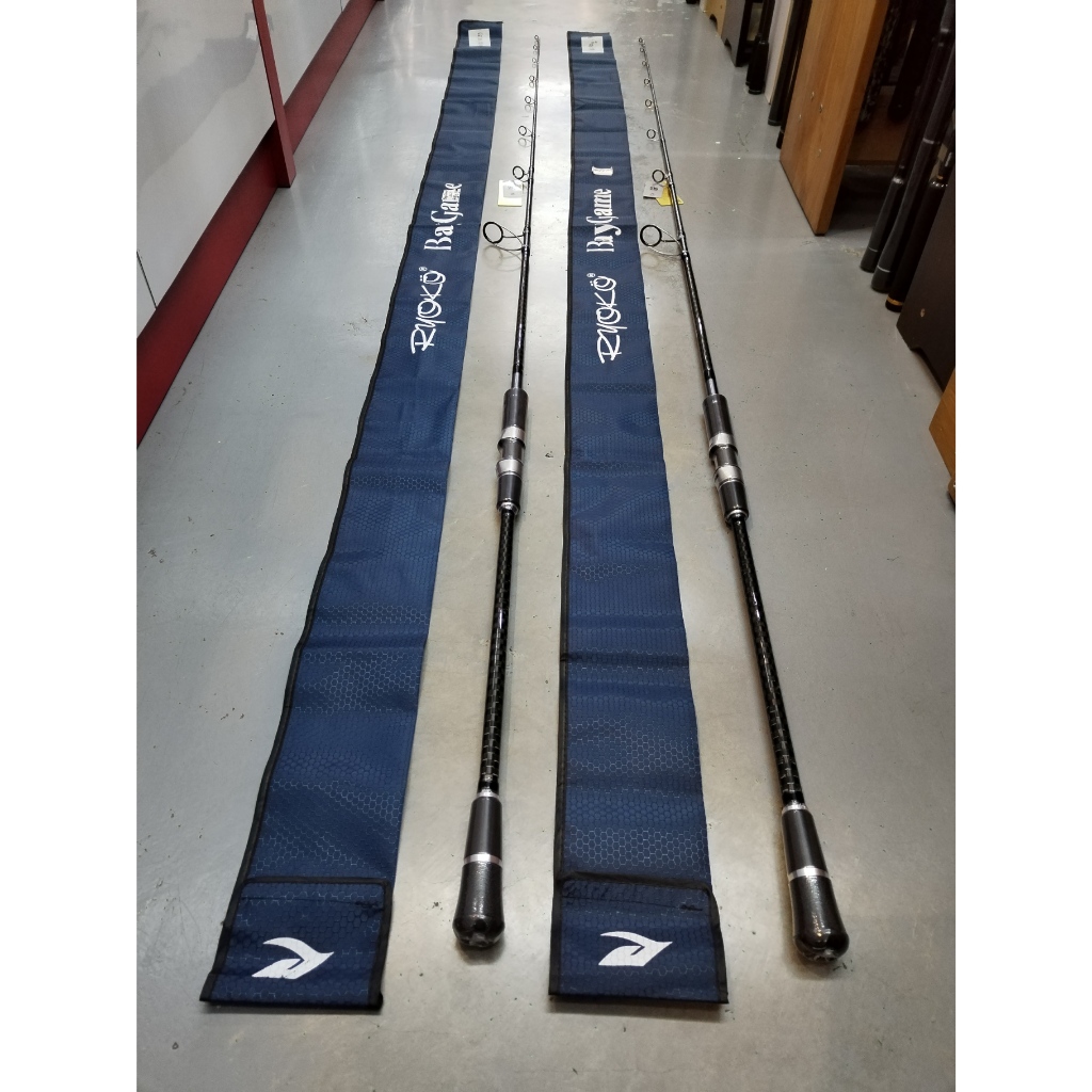 Ryoko Baygame 6.6ft 1 Piece Slow Style Spinning Rod Split Sponge Handle ...