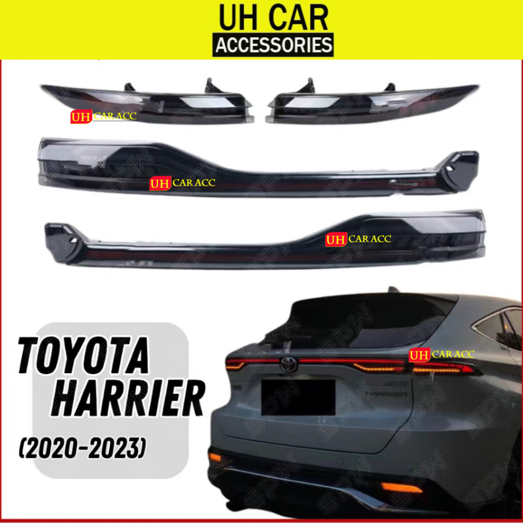Toyota Harrier (2020-2023) Tail Lamp Rear Garnish LED Daylight DRL Tail ...