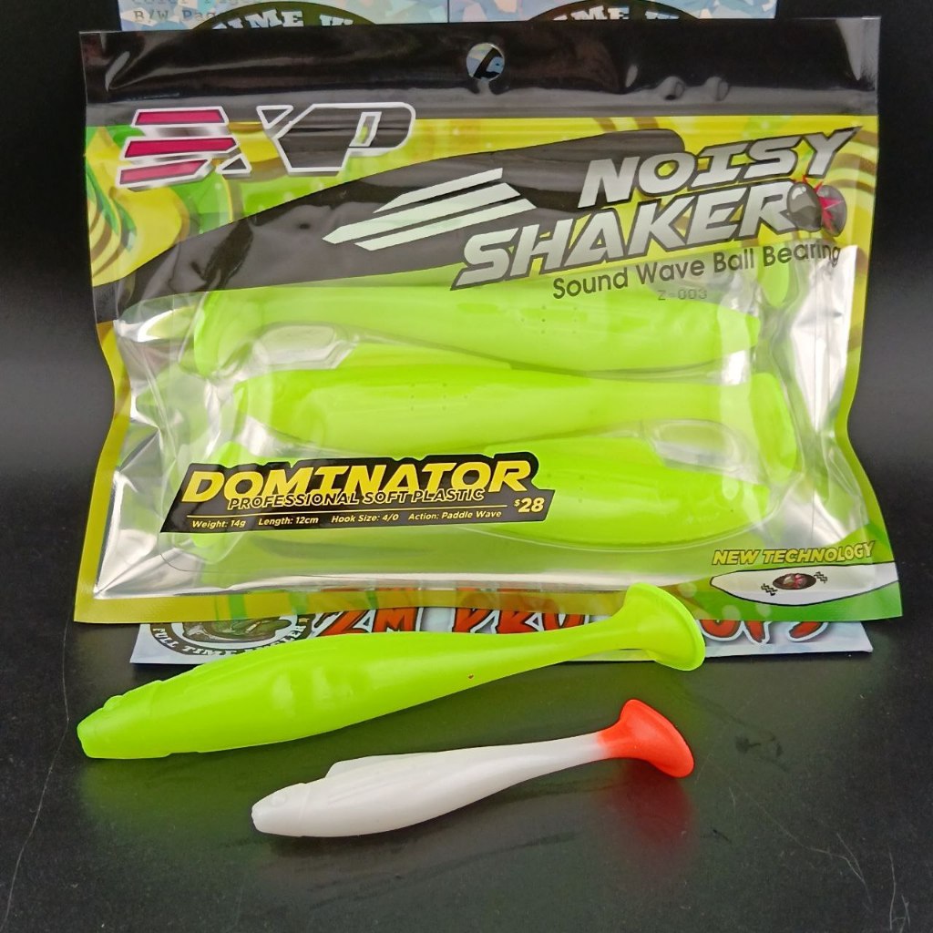 8cm/12cm EXP DOMINATOR WITH NOISY SHAKER (BALL BEARING) SOFT PLASTIC LURE | Shopee Malaysia