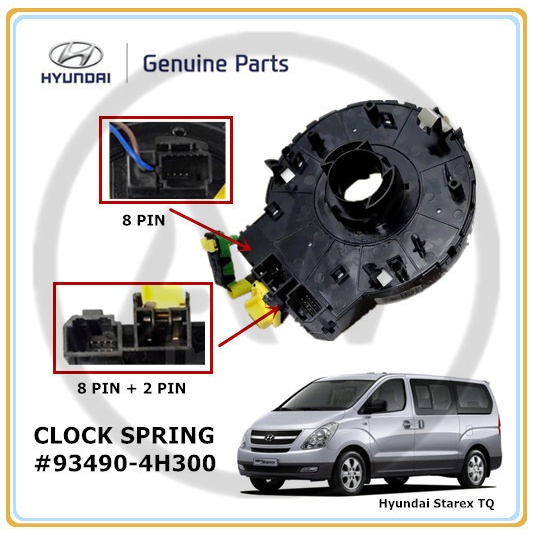Original Hyundai Starex TQ 2008-2018 Steering Airbag Spiral Cable Clock ...