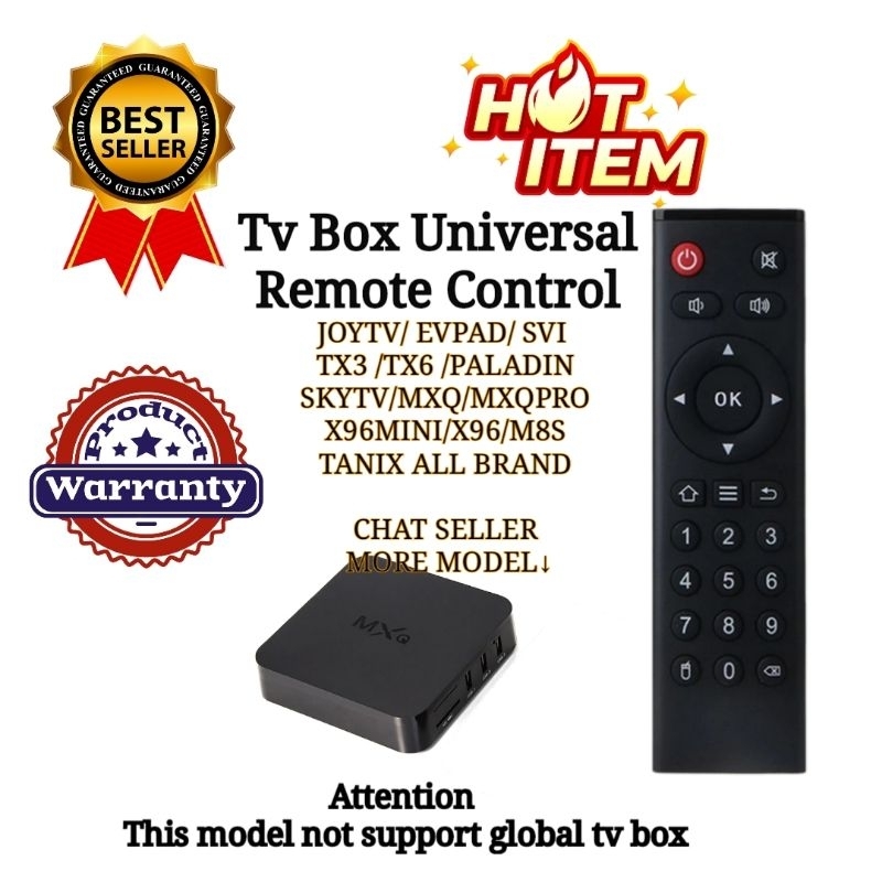 Ready stock malaysia Multi funtion Remote control for android tv box ...