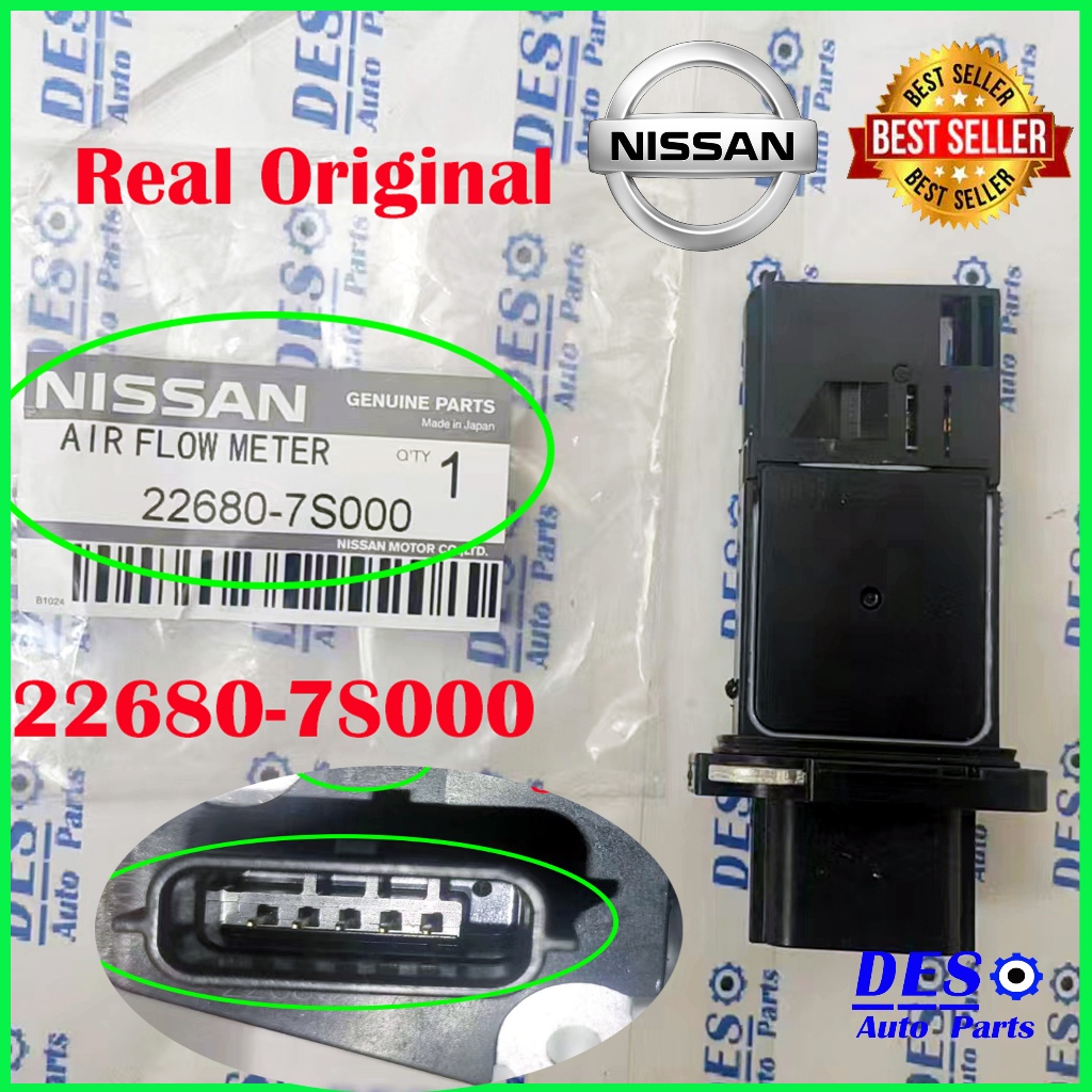 Original Nissan JAPAN MAF air flow meter 22680 7S000 for Nissan- Note ...