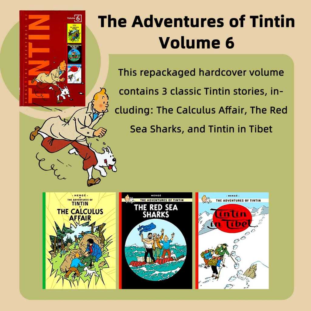 TINTIN COLLECTION -THE ADVENTURES OF TINTIN by Herges (TinTin Comic ...