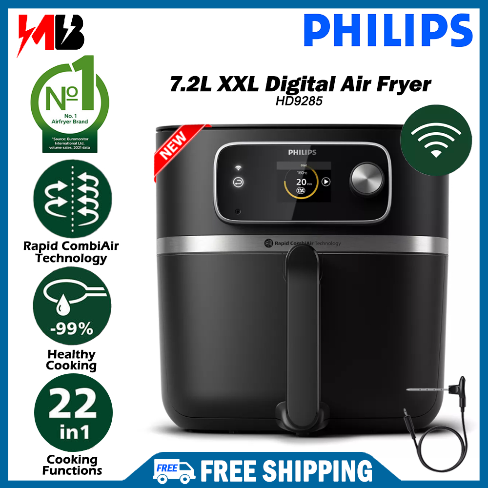 [ NEW ] Philips 7000 Series Digital Air Fryer XXL size (8.3L) Combi ...