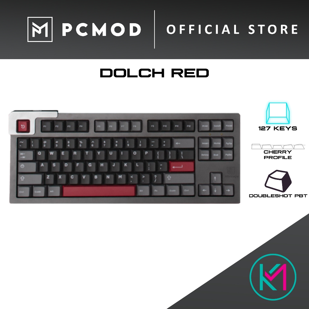 Dolch Red | Cherry Profile Keycaps | PCMOD x KEYMOD | Shopee Malaysia