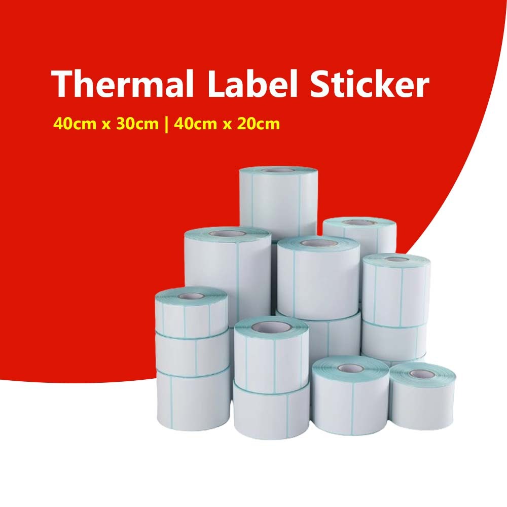 Thermal Label Sticker 40x20mm | Shopee Malaysia