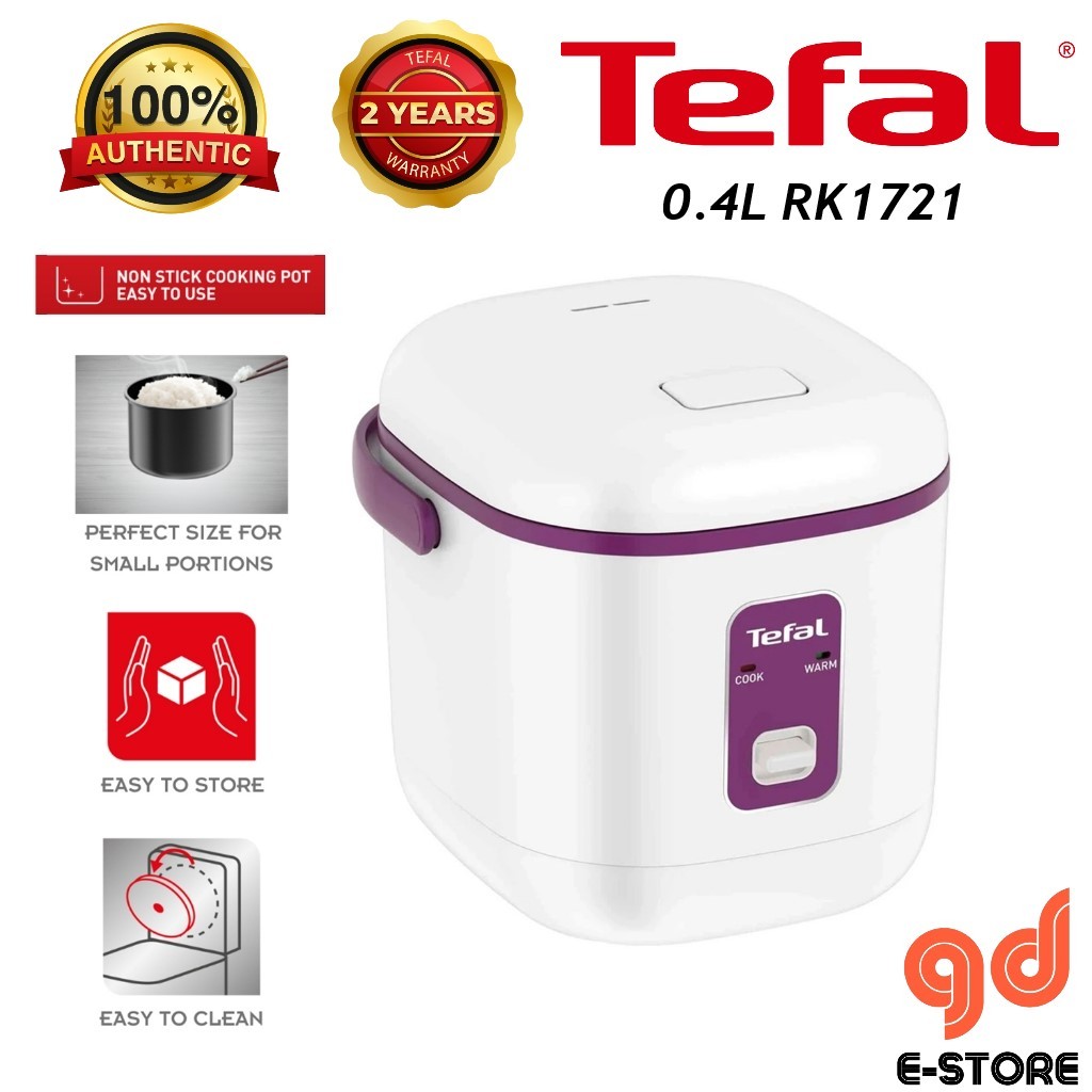 Tefal Mini Mechanical Rice Cooker 0.4L RK1721 / RK172165 | Shopee Malaysia