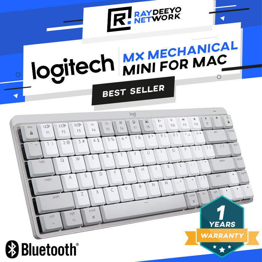 Logitech MX Mechanical Mini for Mac Wireless Mechanical Keyboard [Low ...