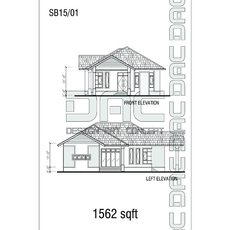SB15-01 - 1562kp Lukisan Pelan Rekabentuk Design Plan Rumah Banglo ...
