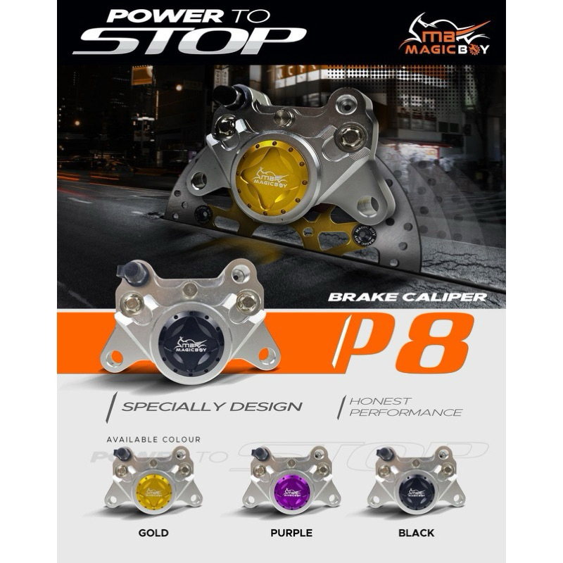 Original P8 Caliper Pump Magic Boy / Bracket Caliper Alloy P8 Y15ZR ...