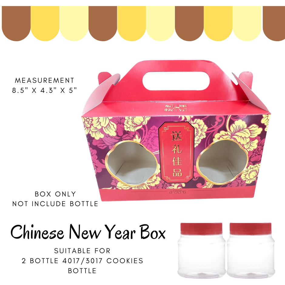 Chinese New Year Box with Handle （Box Only) 新年盒子10pcs | Shopee Malaysia