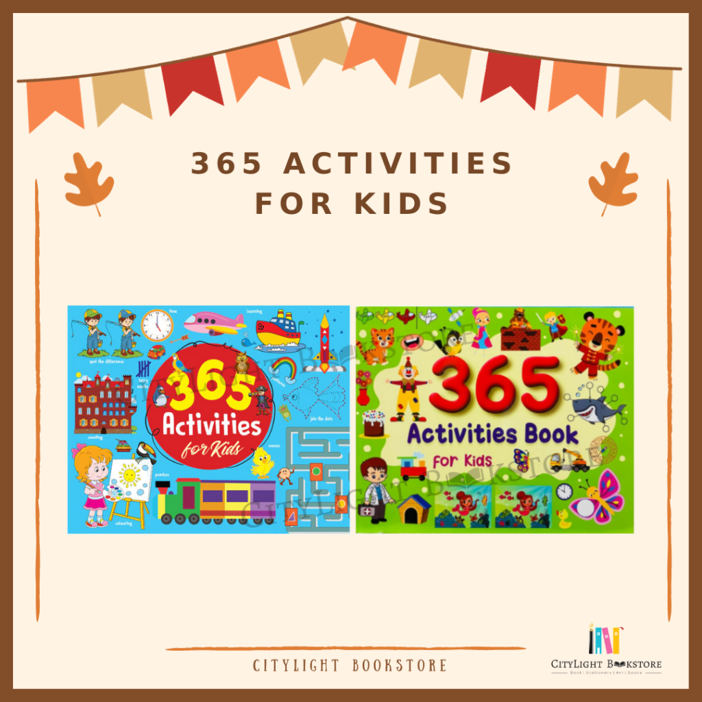 [CITYLIGHT] Preschool: 365 Activities for Kids - Mind to Mind | Shopee ...