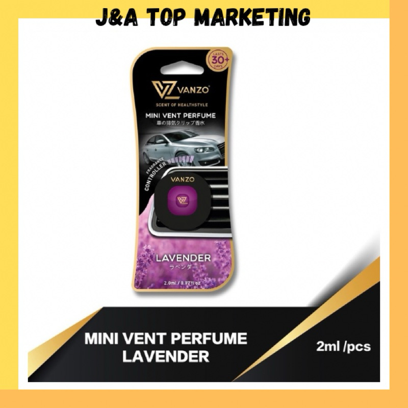 Ready Stock 现货 🌸 Vanzo Car Mini Vent Perfume - Lavender (2ml) | Shopee ...