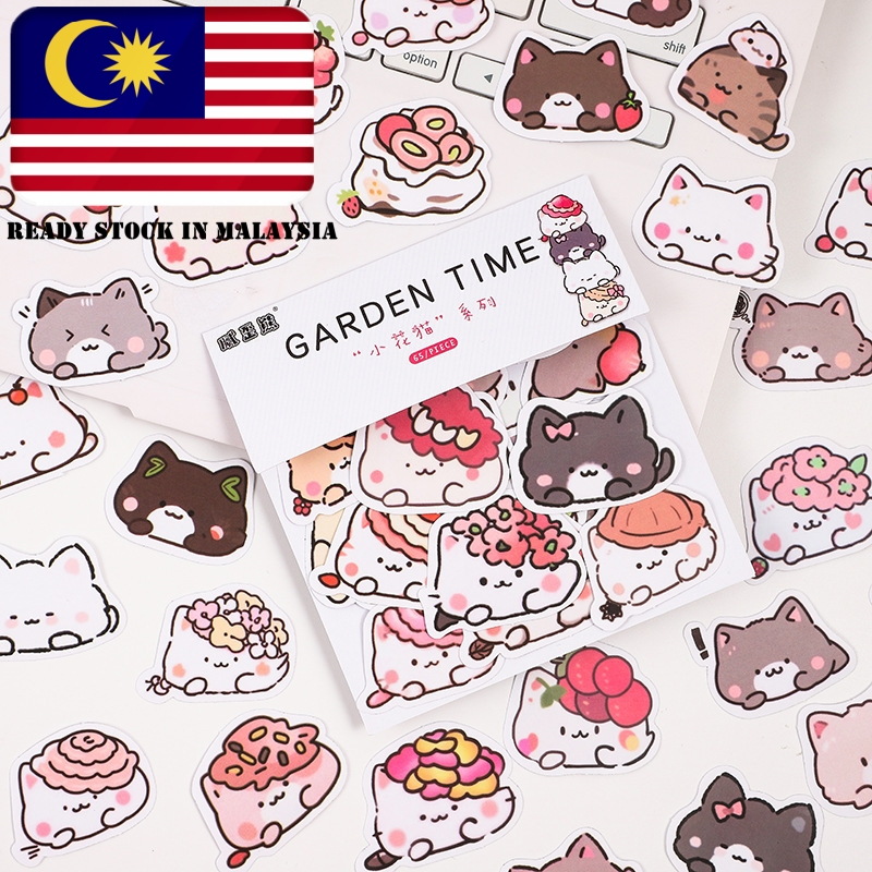 Creative Cute Cartoons Japanese Korean Style Kawaii Deco Stickers Pack ...