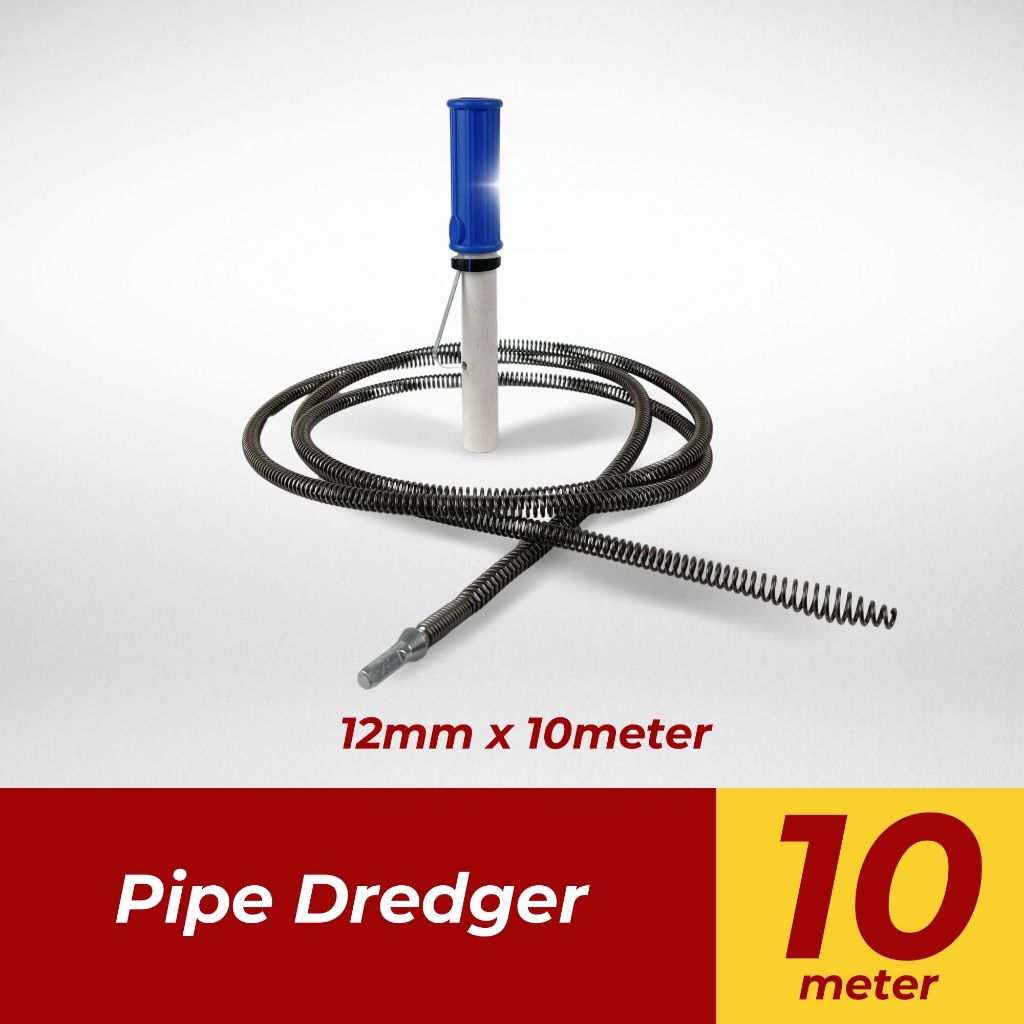 5M / 3.2M Clog Free Spring Set Cleaner Spiral Pipe Cleaning Rod Sink ...
