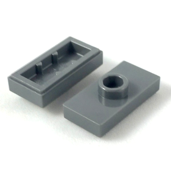 OEM 15573 3794 (Lego Compatible) Parts Plate, Modified 1 x 2 (Jumper ...