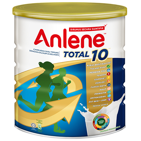 Anlene Total 10 Nutrition Milk for Bones, Joint and Muscles Milk Powder ...