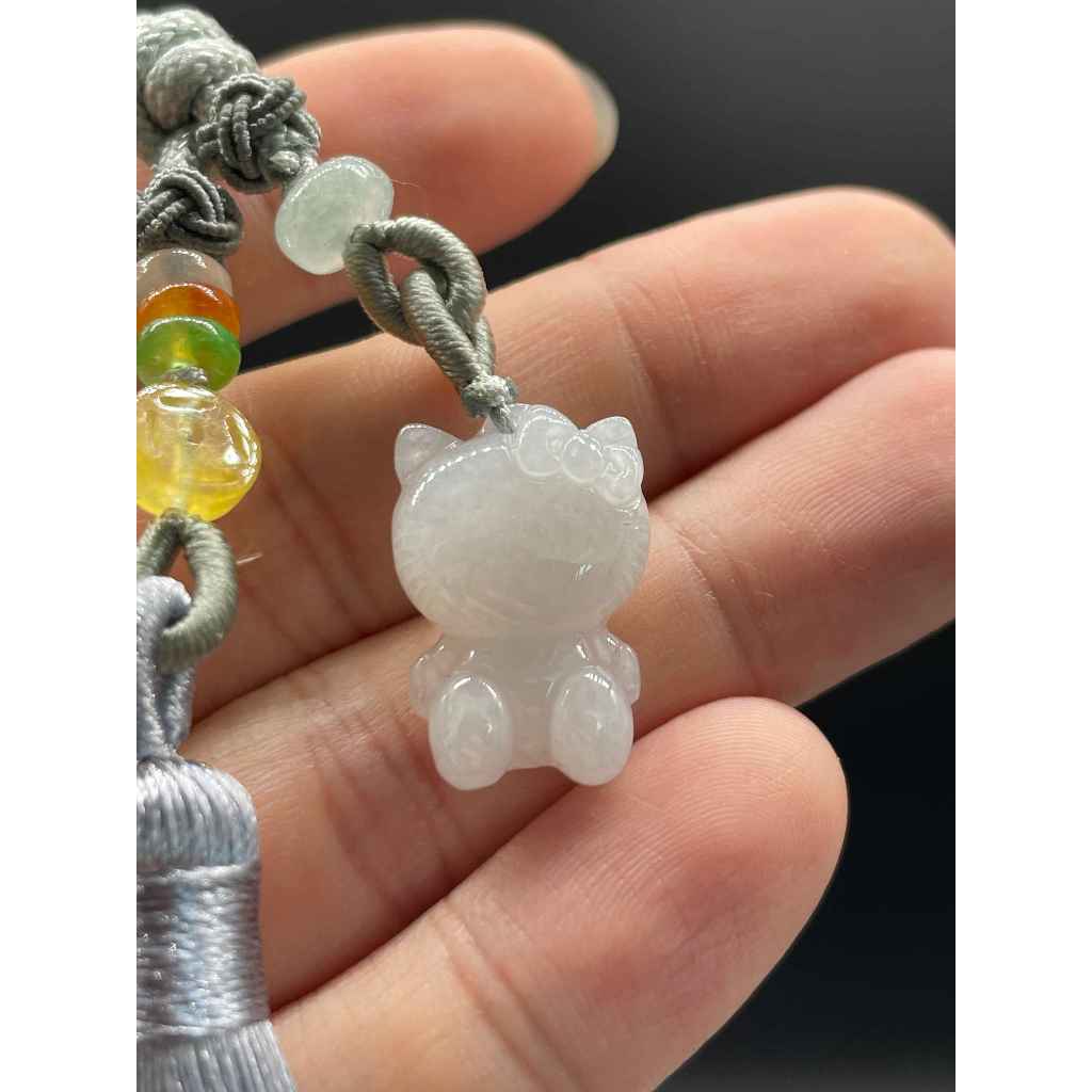 Hello Kitty jade pendants (凯蒂猫吊坠/挂件） | Shopee Malaysia