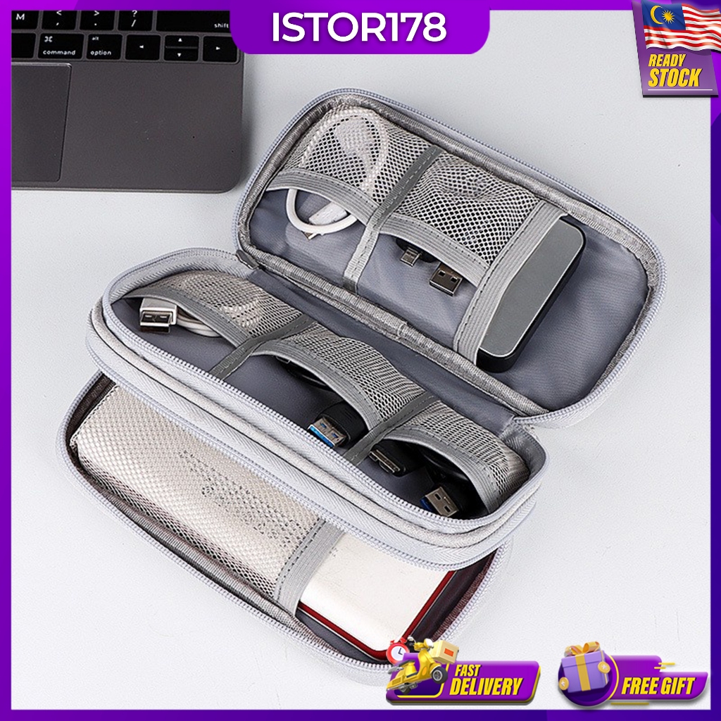 ISTOR POWER BANK BAG/ POWER BANK POUCH/ TRAVEL DIGITAL ORGANIZER KEEPER ...