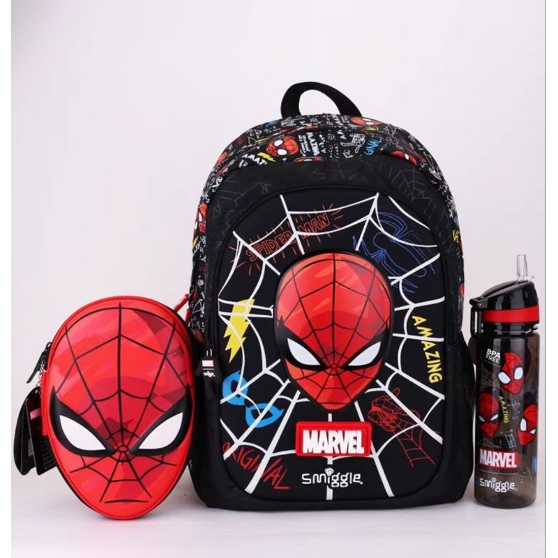 New Design ORIGINAL Smiggle bag sekolah Rendah school bagpack smiggle ...