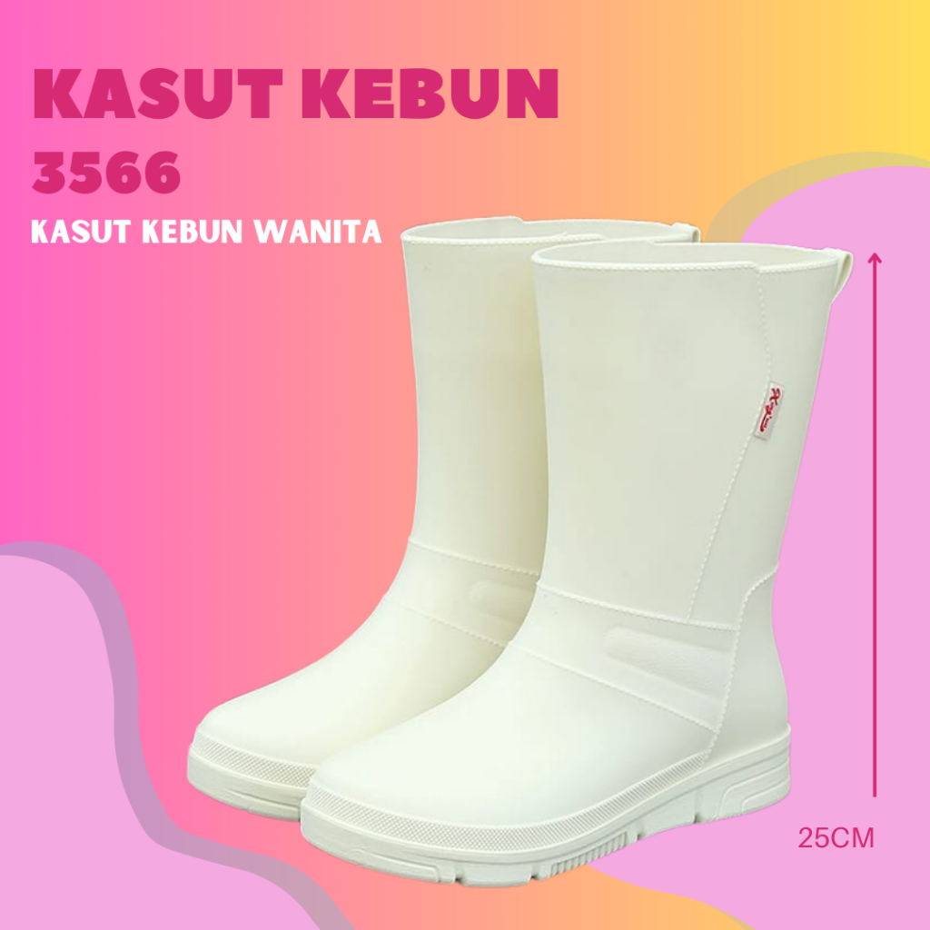 Kasut Kebun Perempuan/Kasut Kebun Wanita/Rain Boots/Kasut Kebun Getah ...