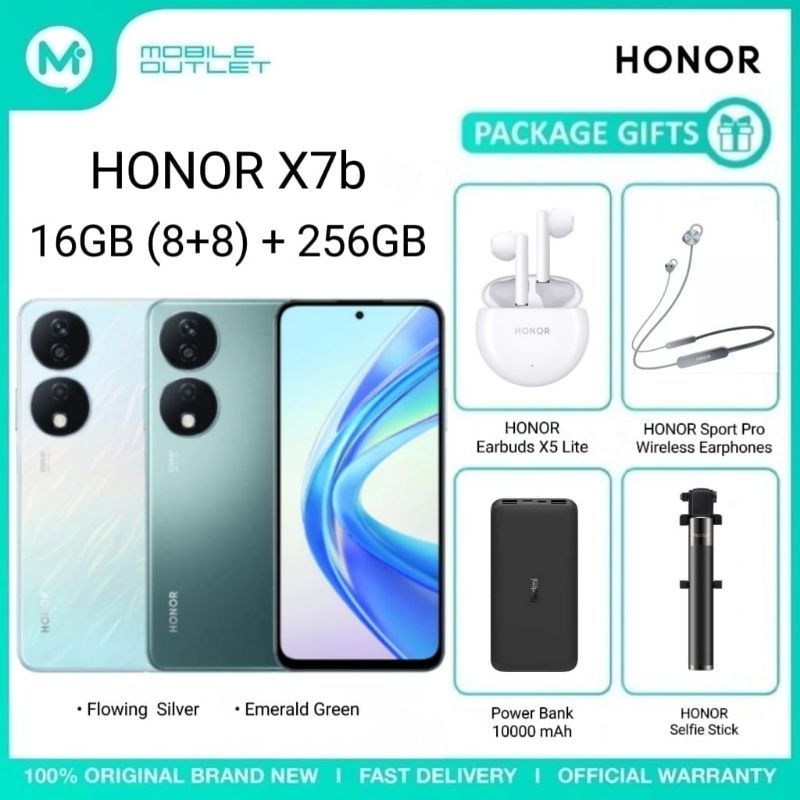HONOR X7b & X7b 5G 16(8+8)GB + 256GB , 108MP Camera | Shopee Malaysia