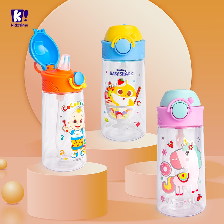 Kidztime x 470ml PP + Tritan Ring Header Water bottle Childrens Kids ...