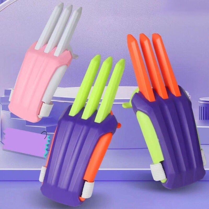 3D Gravity Carrot Adamantium Claws Wolverine Loga Eggplant Sword Toy ...