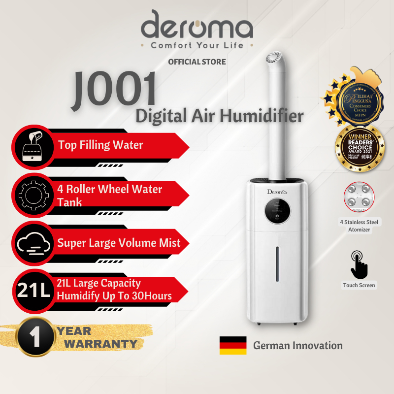 Deroma J001 Air Humidifier Spray Powerful Mist Industrial/Commercial ...