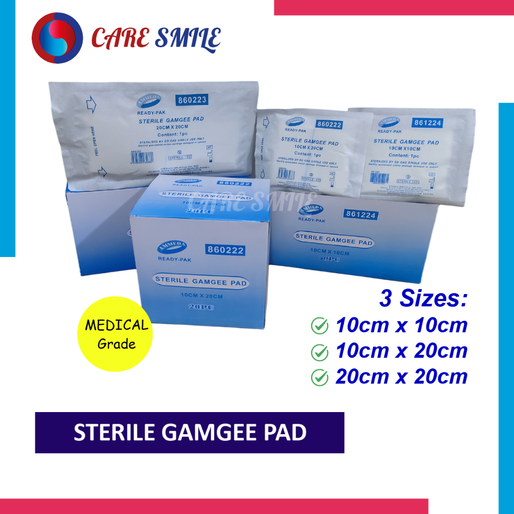 Gamgee Pad Sterile Great Absorbent AMMEDA 10cmx20cm 20cmx20cm 10cmx10cm ...