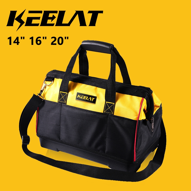 KEELAT 20/16/14 Inch Electrician Tool Bag Canvas Multi-function Large ...