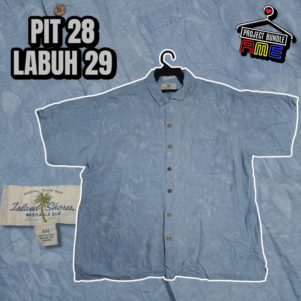 Kemeja Shirt Bigsize Oversize 3XL (Pit 28 Ukuran Dada 56 inch) | Shopee ...