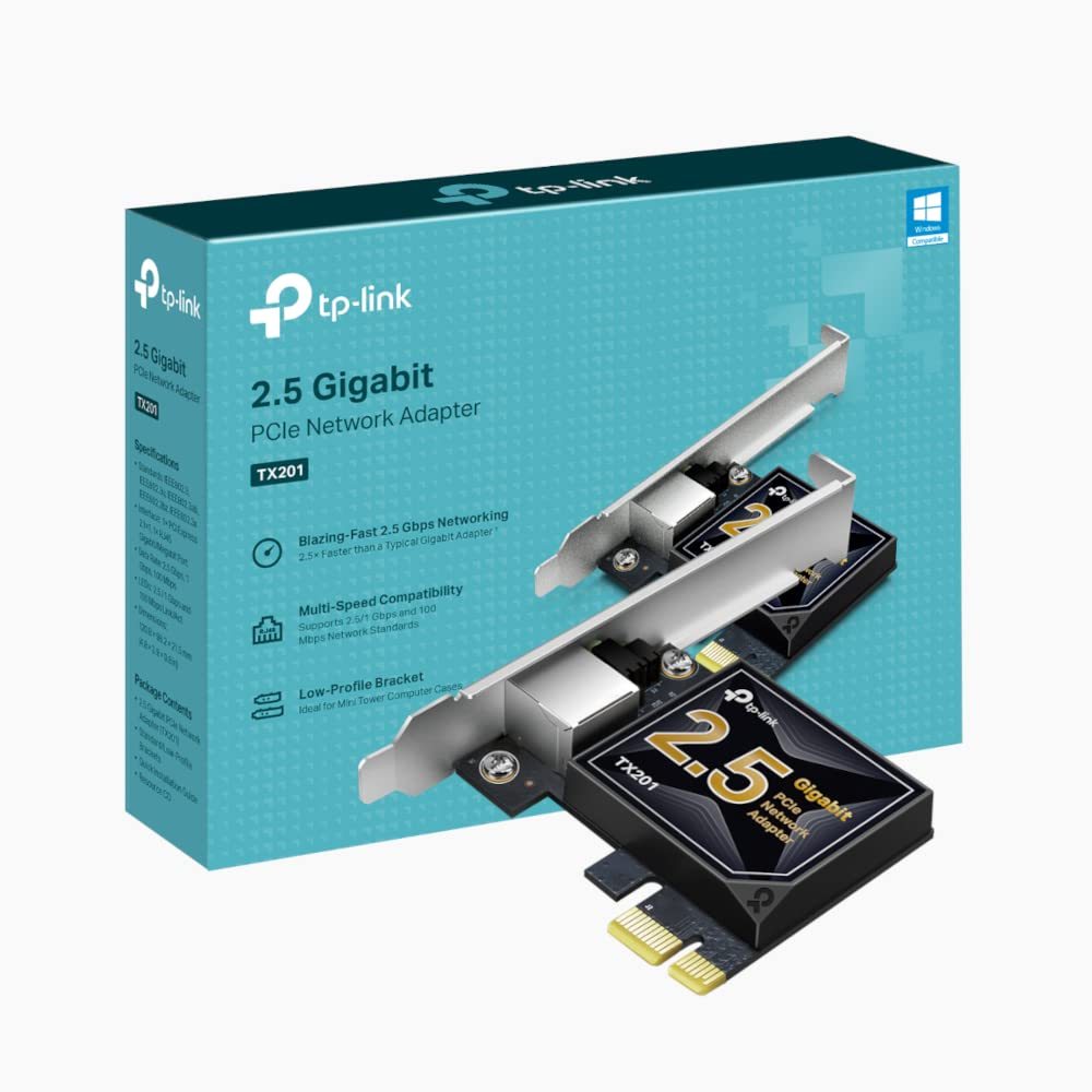 TP-LINK 2.5GPS / 10GBPS GIGABIT PCI-E NETWORK LAN CARD (TX201)(TX401 ...