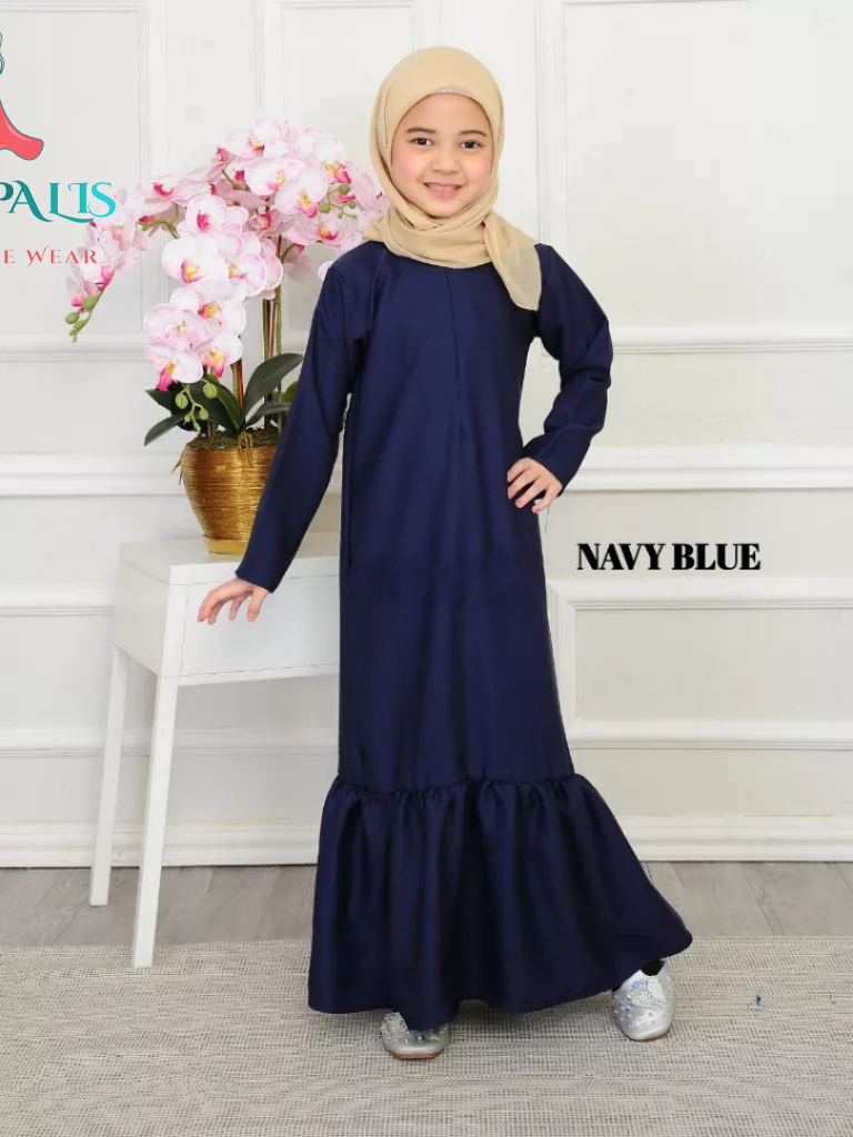 BUDAK JUBAH FIRRL MUSLIMAH BAJU PEREMPUAN DRESS KANAK BUDAK KIDS COMO 2 ...