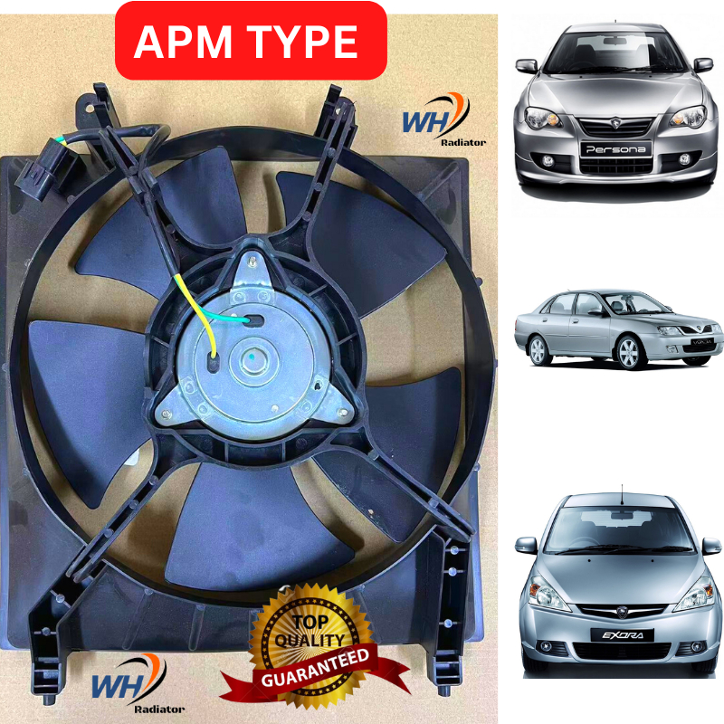 PROTON EXORA CPS / WAJA / PERSONA / GEN2 APM TYPE RADIATOR FAN KIPAS COMPLETE SET ASSY 100% ...