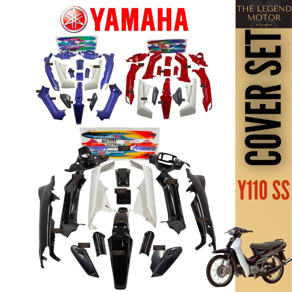 YAMAHA Y110 SS Y110SS SS1 Coverset Body Cover Set CAVER KOVER KAVERSET ...