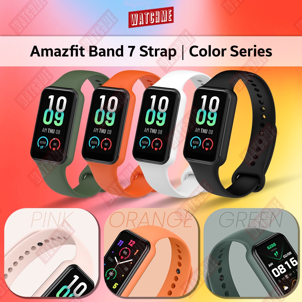 Amazfit Band 7 Strap, Color Series (12 Colorful Options, Fashionable ...