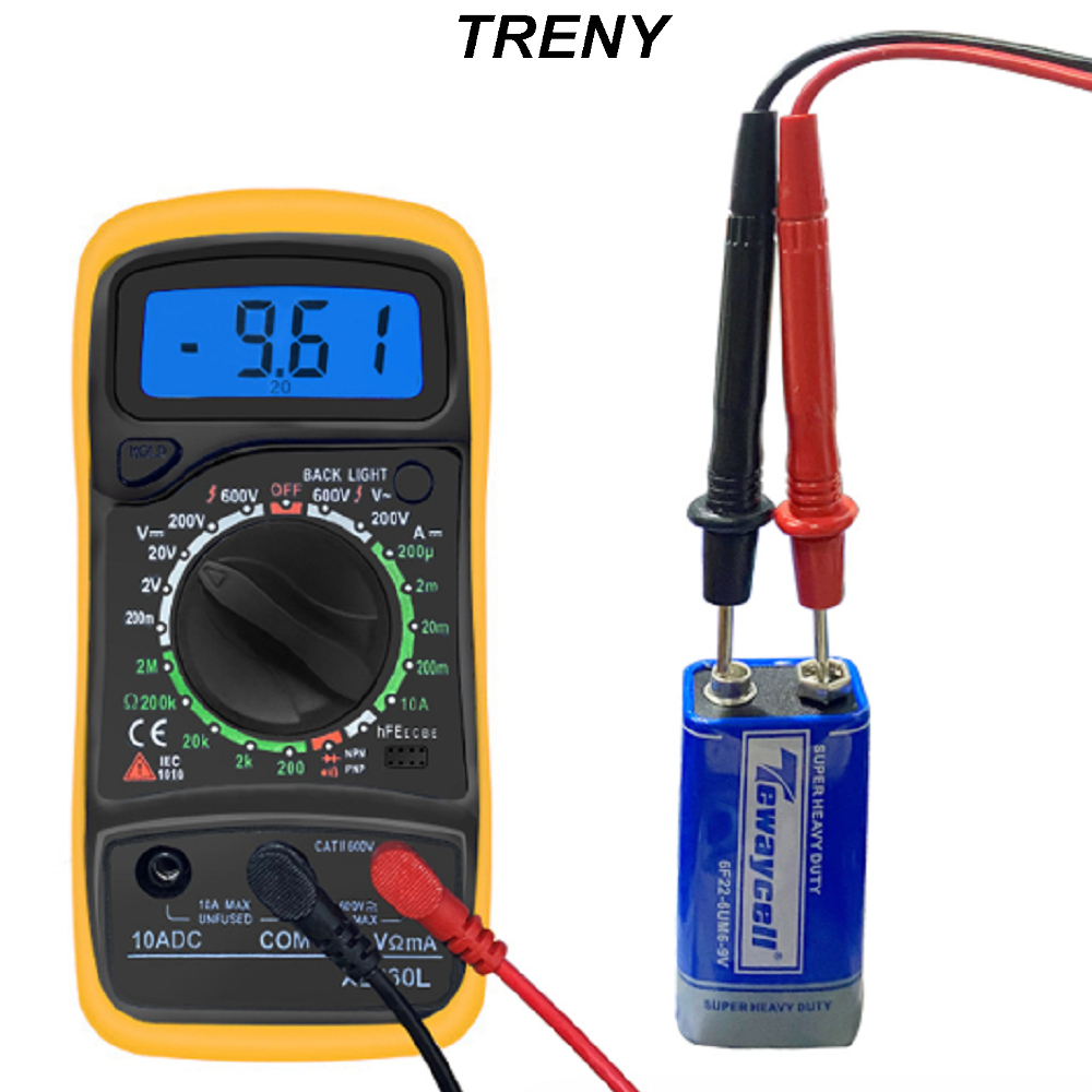 TRENY Alat Test Arus voltan Elektrik & sebagainya / Digital Multimeter ...