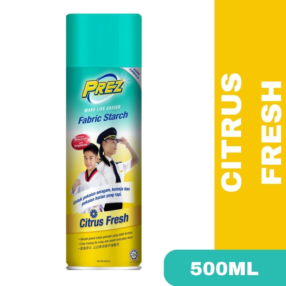 Prez Starch Ironing Citrus Fresh (500ml) | Shopee Malaysia
